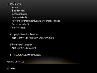 Prostate grossing and reporting | PPTX