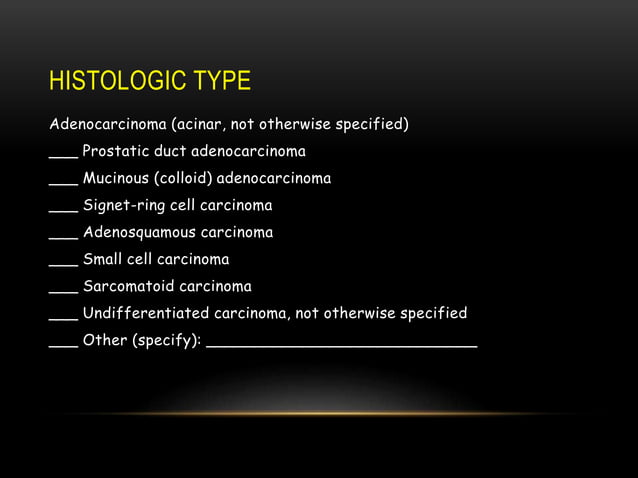 Prostate grossing and reporting | PPTX | Medical Health