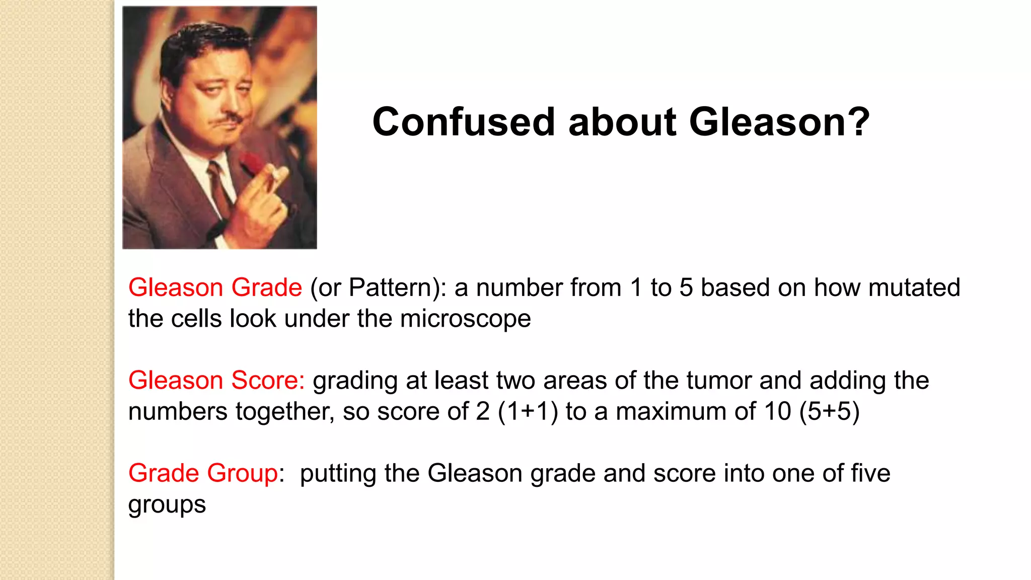 Prostate Cancer and Gleason Score | PPTX