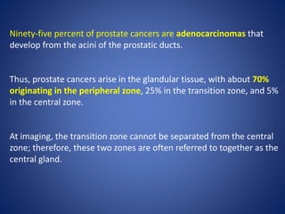 Prostate carcinoma raiology | PPTX
