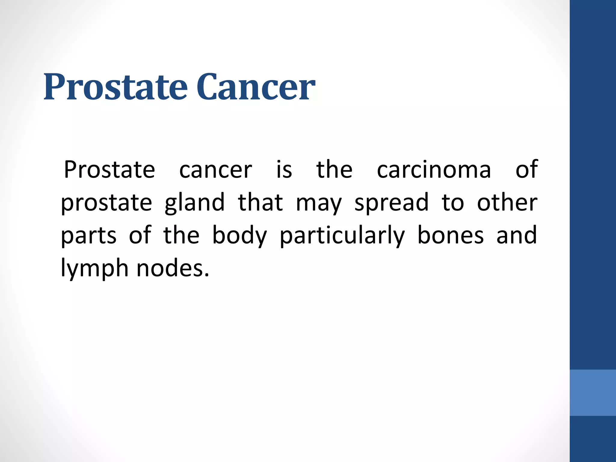 Prostate cancer | PPTX