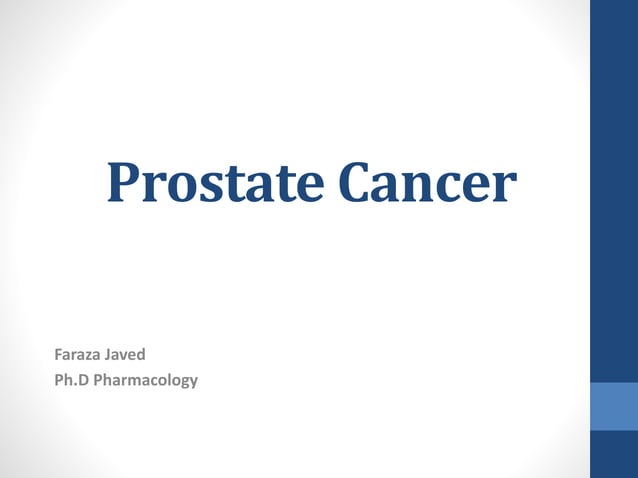 Prostate cancer | PPTX