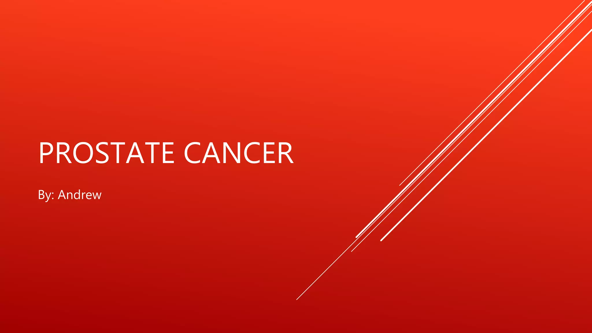 Prostate cancer | PPTX