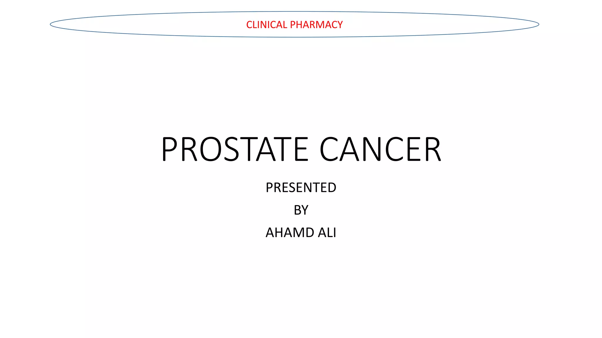 Prostate cancer | PPTX