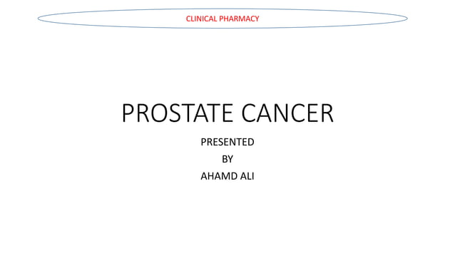 Prostate cancer | PPTX