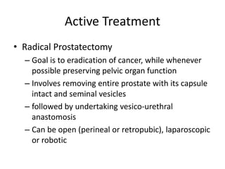Prostate cancer | PPTX
