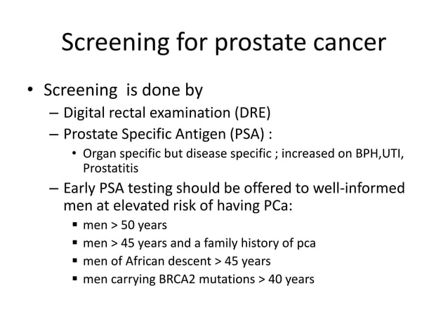 Prostate cancer | PPT