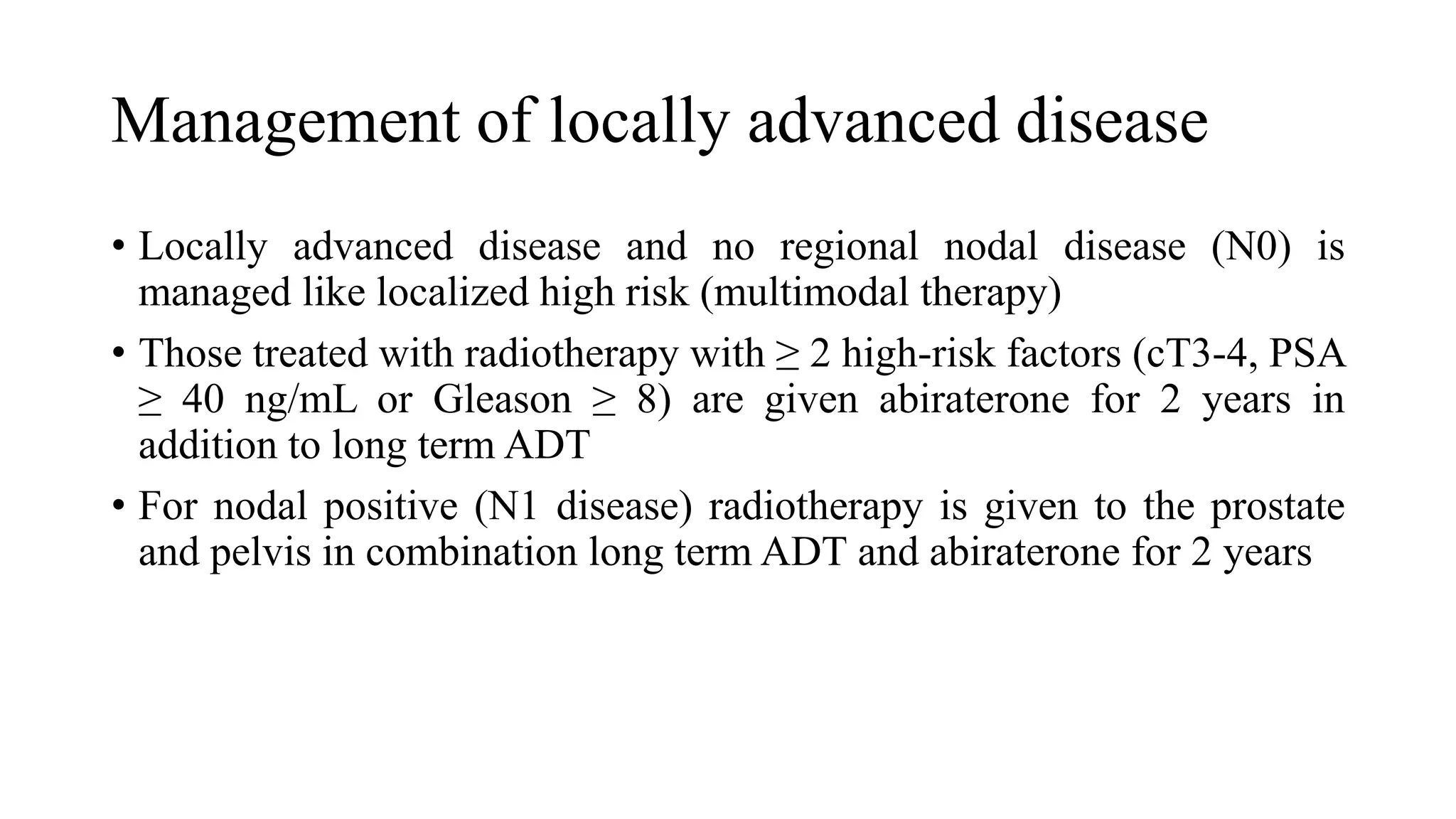 THE MANAGEMENT OF PROSTATE CANCER . pptx | PPTX