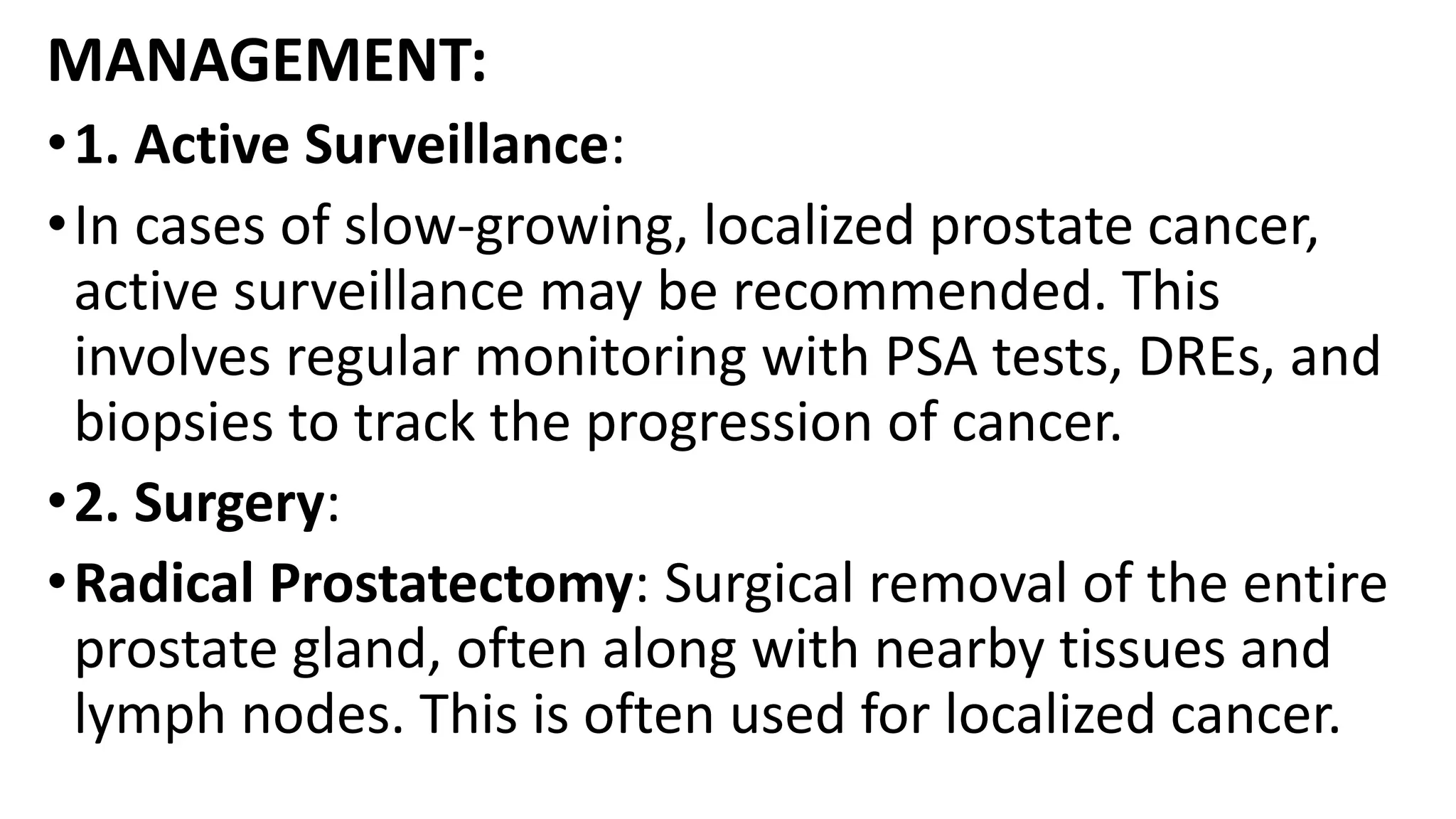 PROSTATE CANCER. a type of cancer that affects the prostate gland | PDF