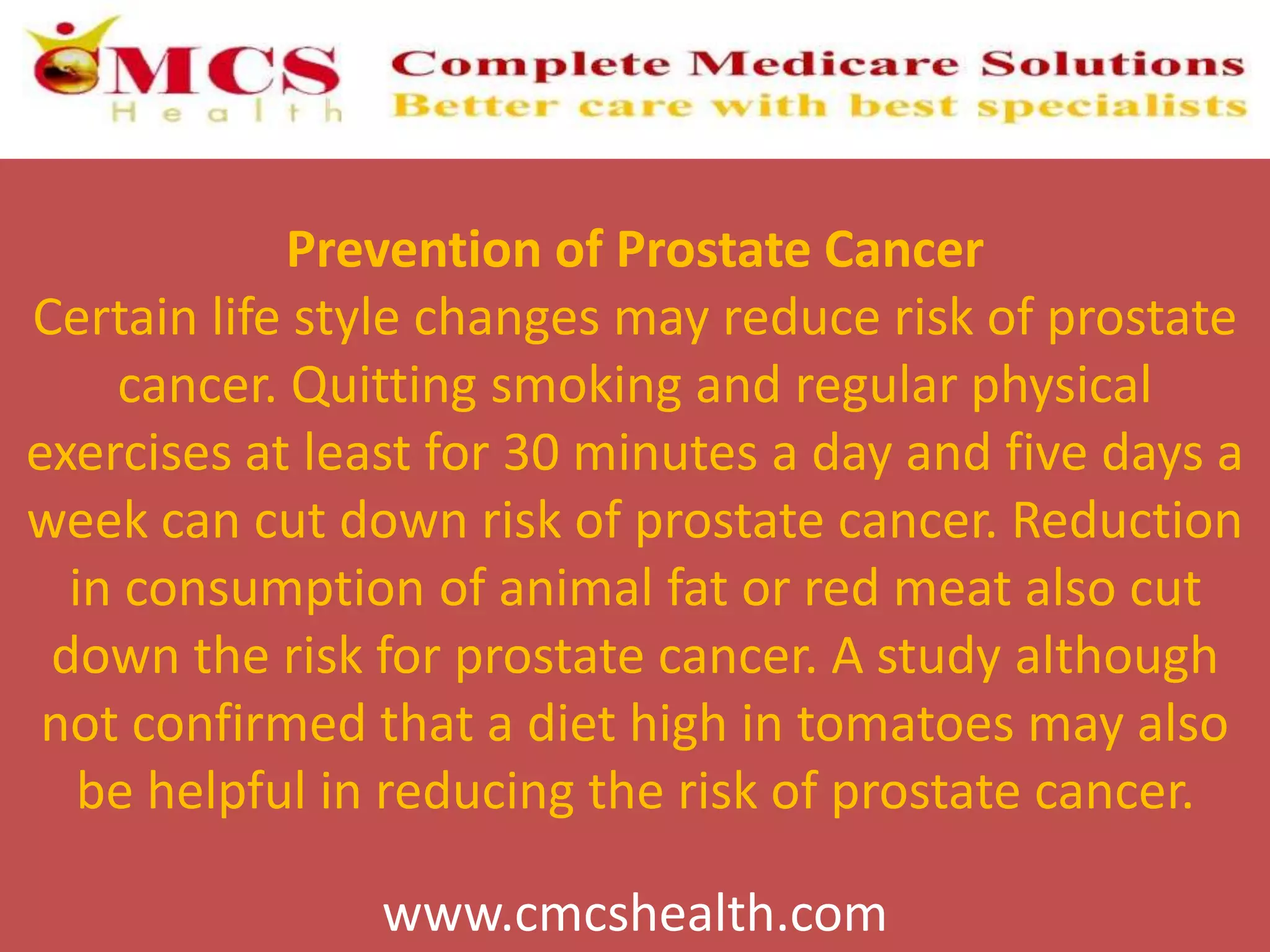 Prostate cancer symptoms diagnosis and treatment. | PPTX