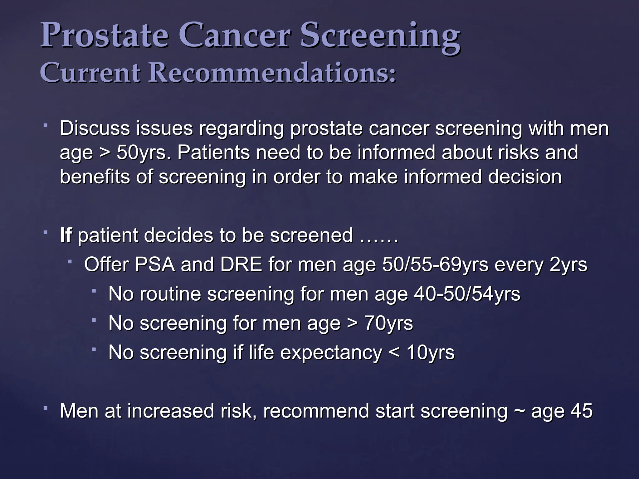Prostate Cancer-Update grand rounds in u | PPT