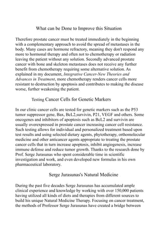 Protocol for the Treatment of Prostate Cancer | PDF