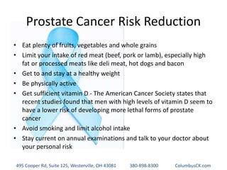 Prostate cancer prevention cck | PPT