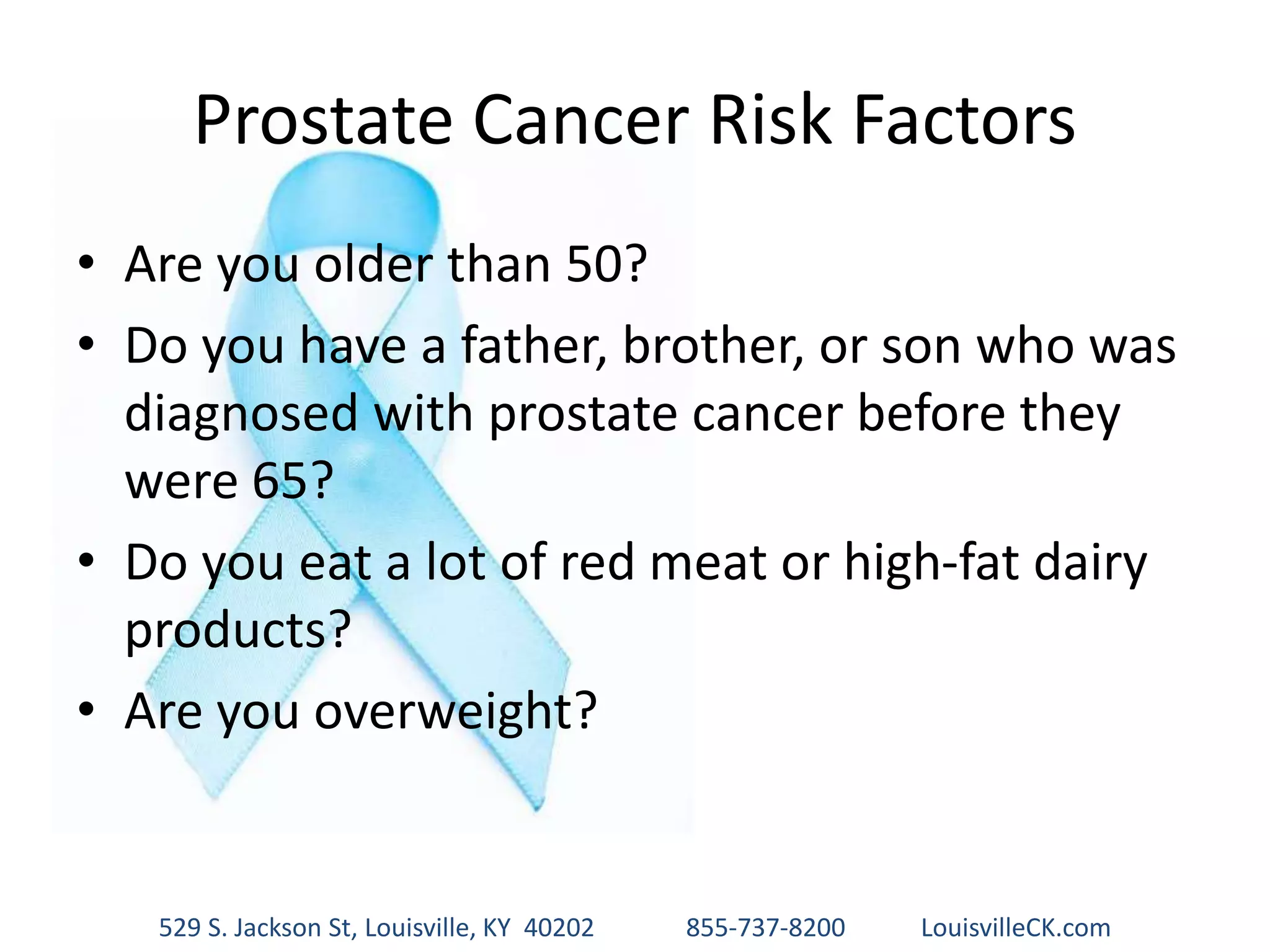 Prostate Cancer Prevention LCK | PPT