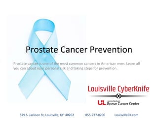 Prostate Cancer Prevention LCK | PPT