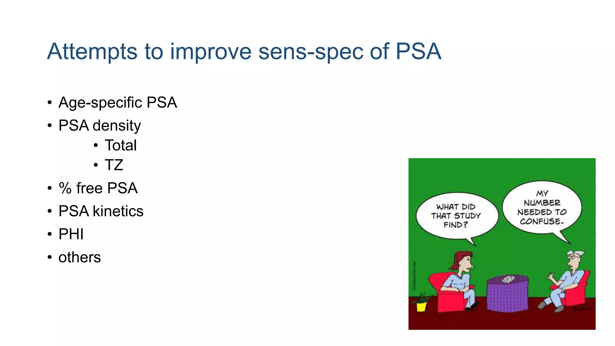 Prostate cancer - PSA and PSA kinetics | PPTX