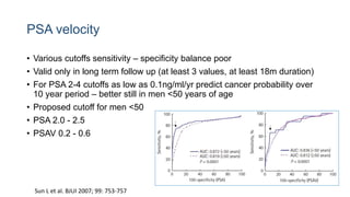 Prostate cancer - PSA and PSA kinetics | PPTX