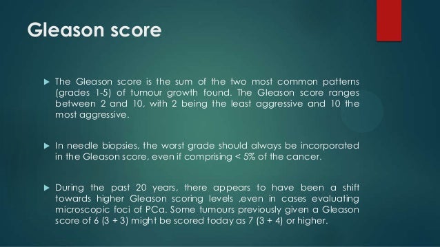 Prostate cancer update