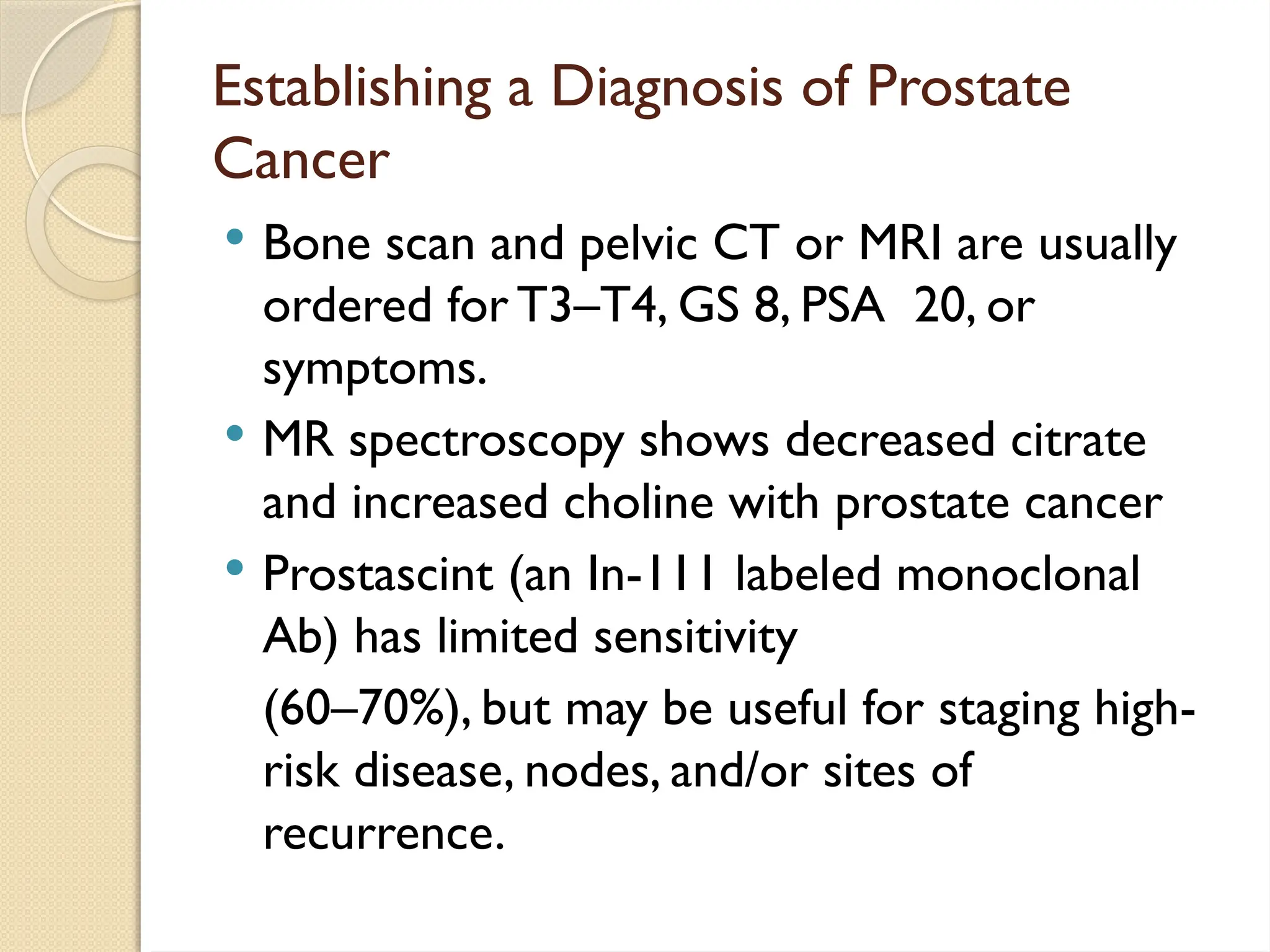 Prostate Diagnostic criteria according to risk.pptx