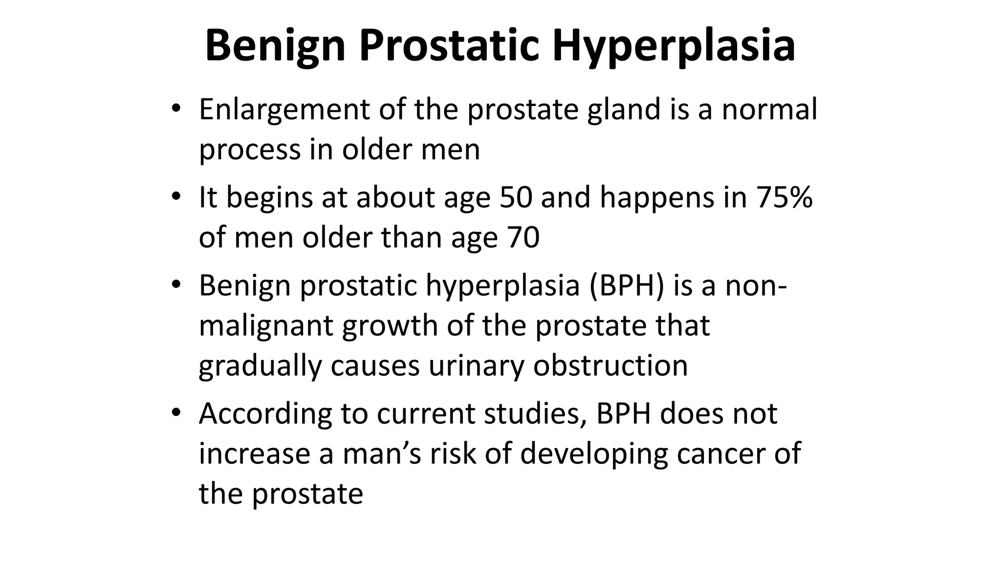 PROSTATE DISORDERS, BPH, Prostatitis.ppt