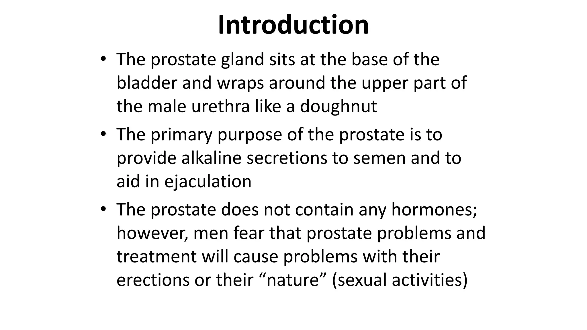 PROSTATE DISORDERS, BPH, Prostatitis.ppt