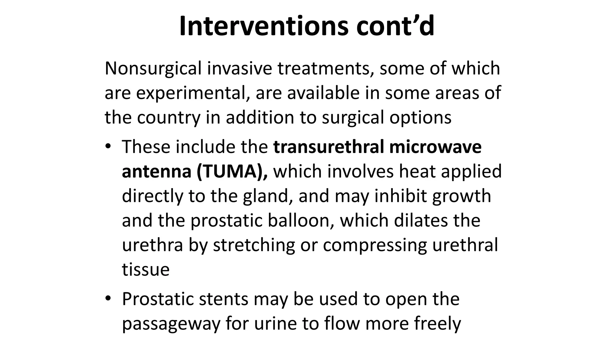 PROSTATE DISORDERS, BPH, Prostatitis.ppt
