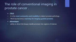 Prostate imaging | PPTX