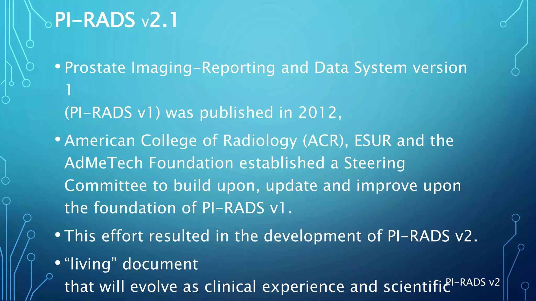 Prostate Imaging - PI-RADS v2.1 | PPTX