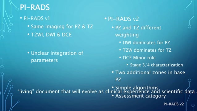 Prostate Imaging - PI-RADS v2.1 | PPTX