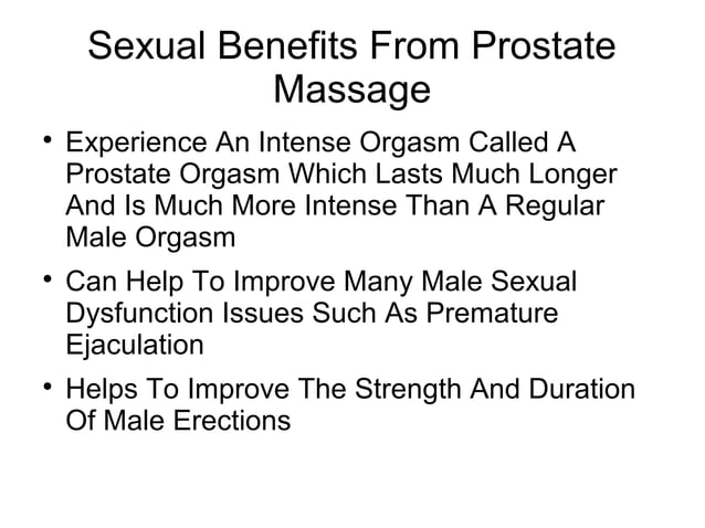 Learn Prostate Massage Or Prostate Milking In 30 Minutes Ppt