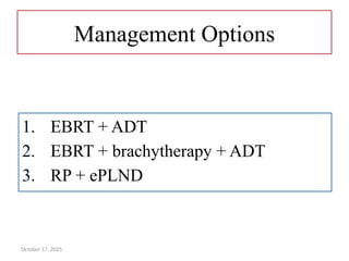 Prostate cancer panel discussion Radiation therapy vs Surgery | PPTX