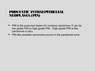 Prostate pathology, Dr. Sufia Husain, March 2018 | PPT