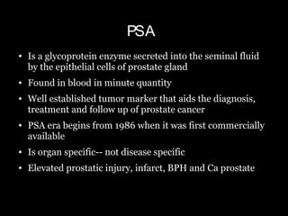 Anatomy, pathology an staging work up of prostate cancer | ODP