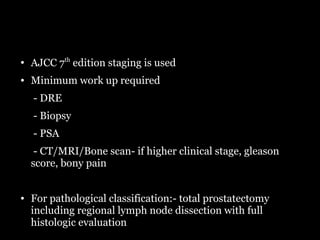 Anatomy, pathology an staging work up of prostate cancer | ODP