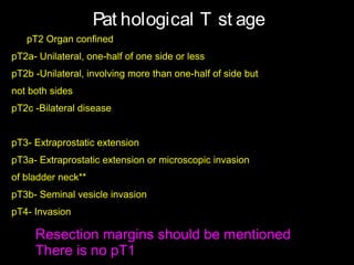 Anatomy, pathology an staging work up of prostate cancer | ODP