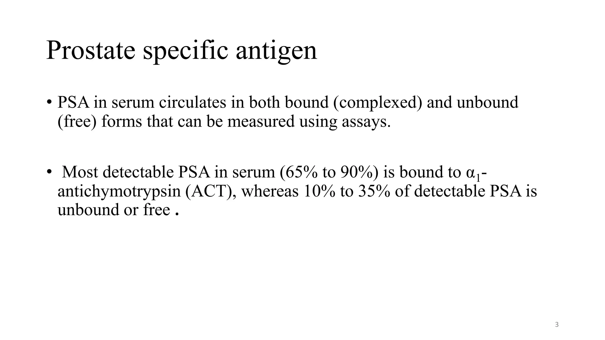 Prostate specific antigen | PPTX