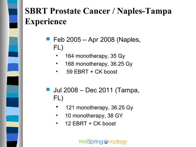 Radiotherapy for Prostate Cancer | PPT | Physical Therapy | Wellness