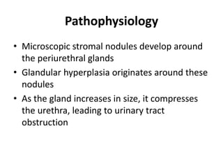 Prostatic enlargement | PPTX