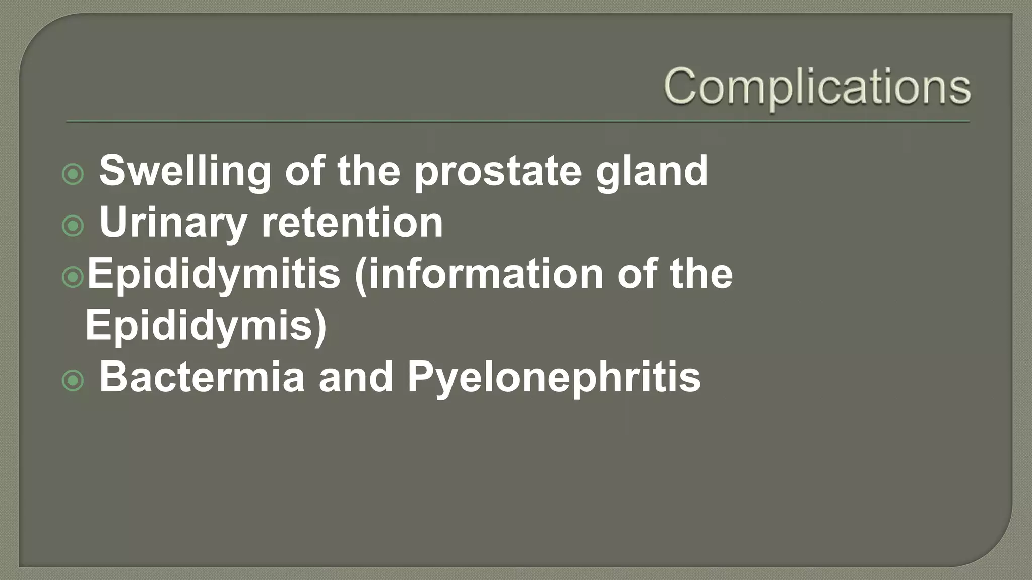 Prostatitis | PPTX
