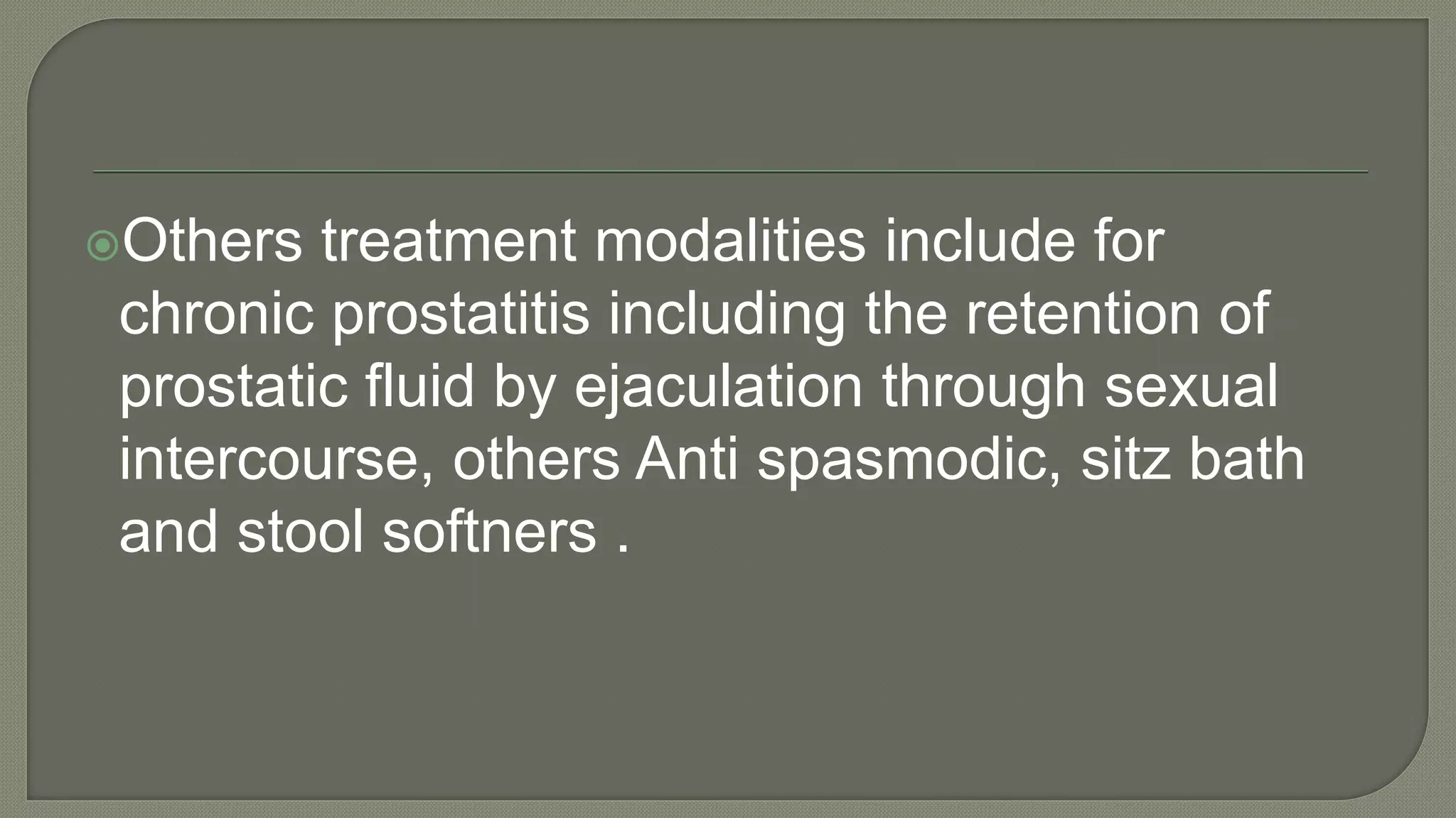 Prostatitis | PPTX