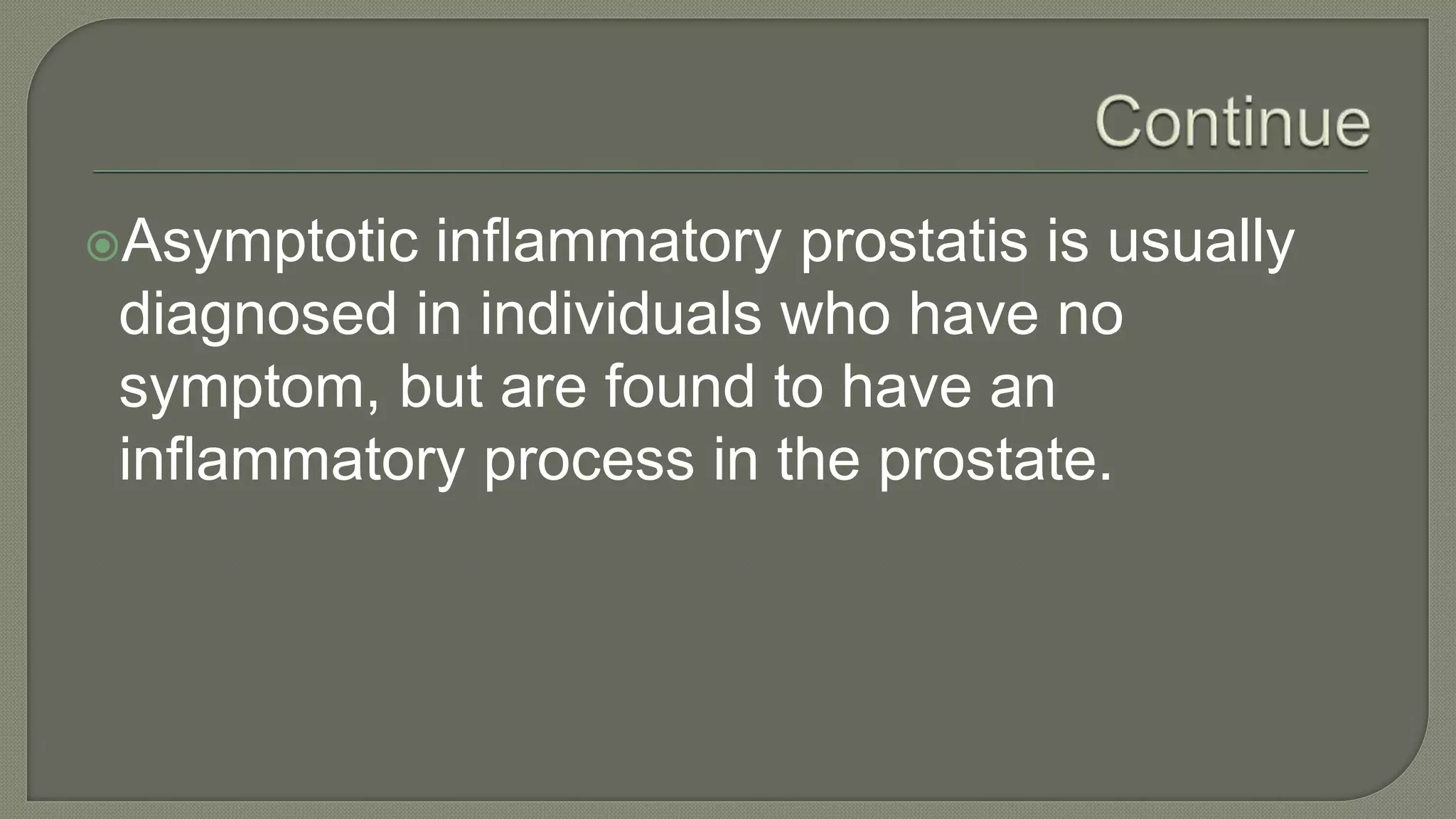 Prostatitis | PPTX