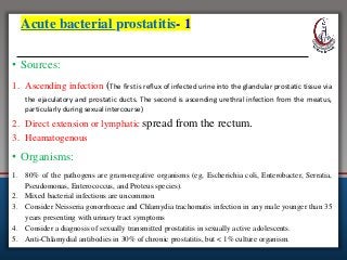 Prostatitis | PPTX