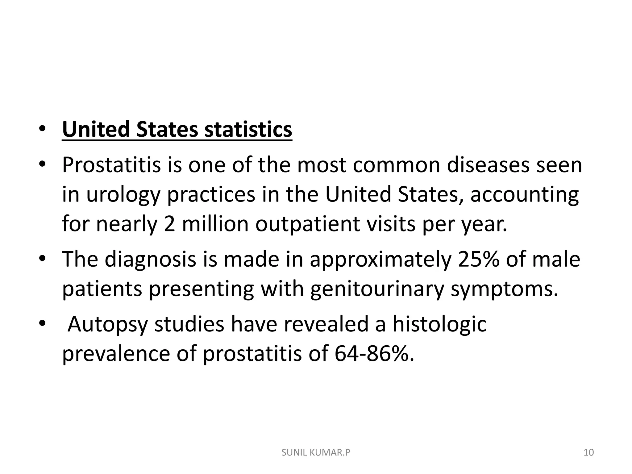 Prostatitis | PPTX