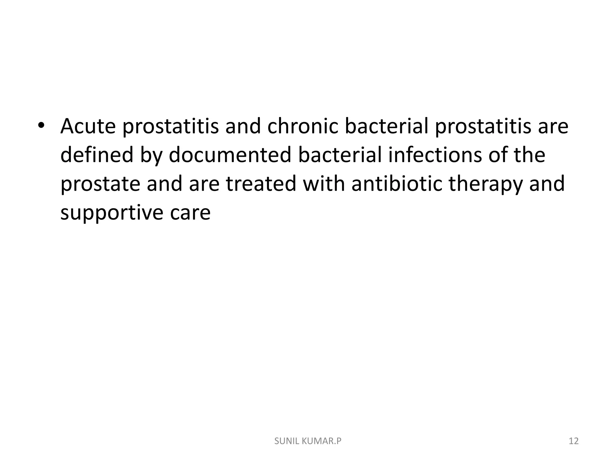 Prostatitis | PPTX