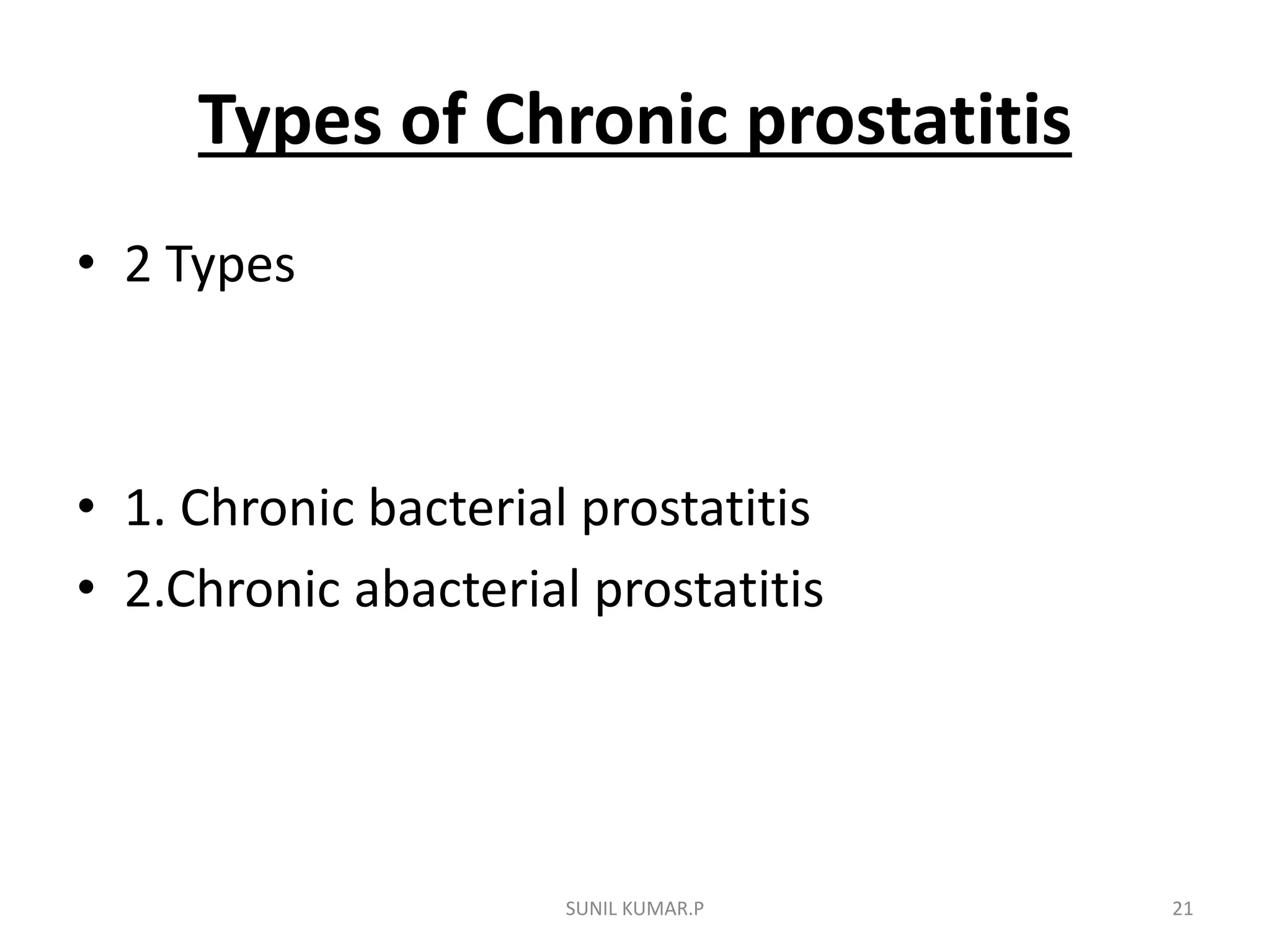 Prostatitis | PPTX