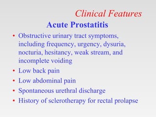 Prostatitis.pptx | Sexual Conditions | Sexual Health