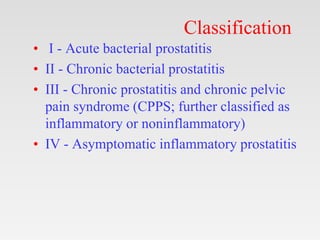 Prostatitis.pptx | Sexual Conditions | Sexual Health