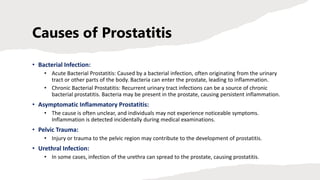 Prostatitis: Explained Symptoms, Causes, & Treatment Guide | PPTX
