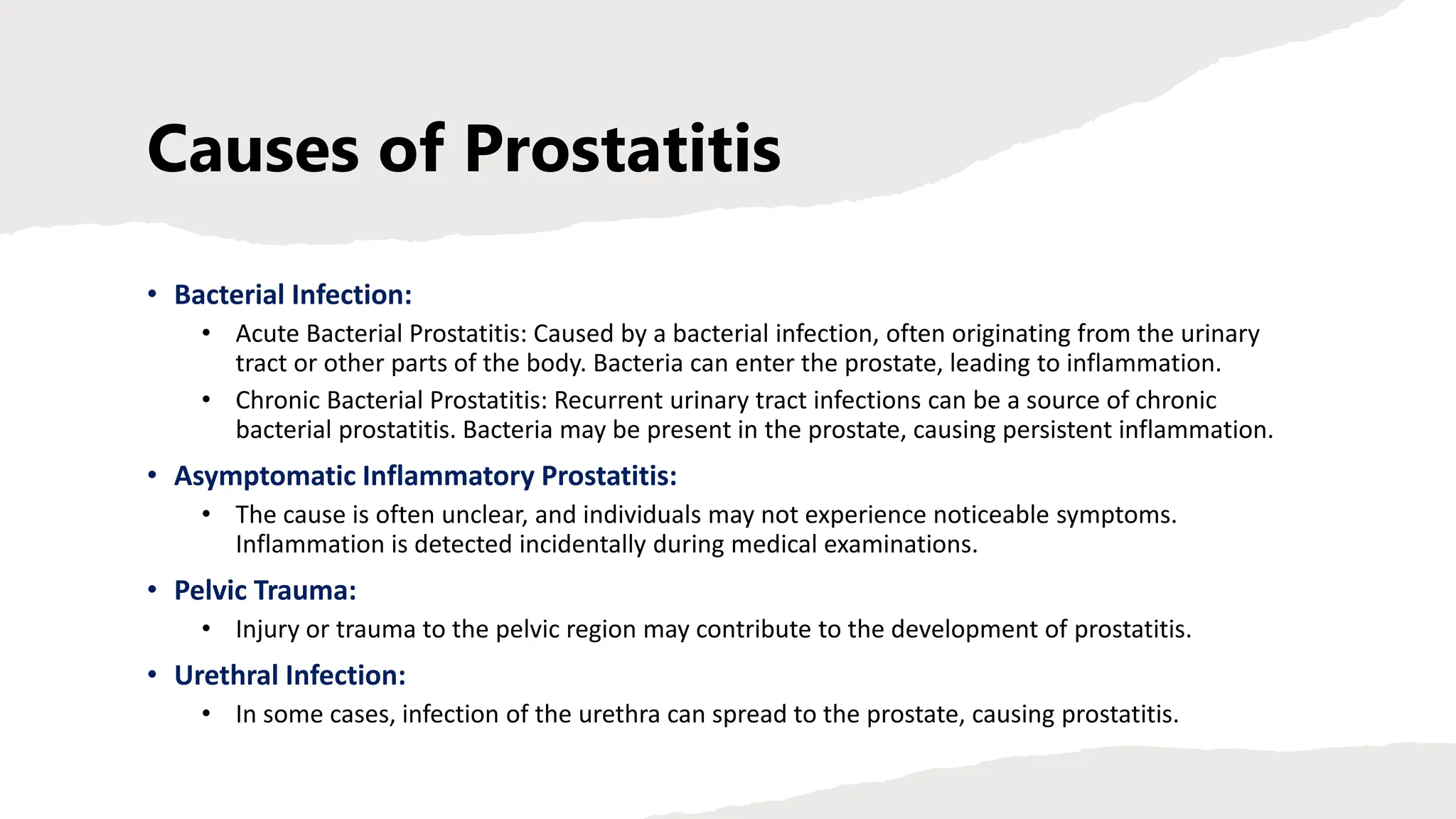 Prostatitis both Acute and Chronic .pptx