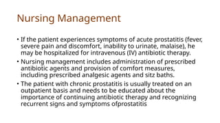 Prostatitis and Urinary Tract Infections.pptx
